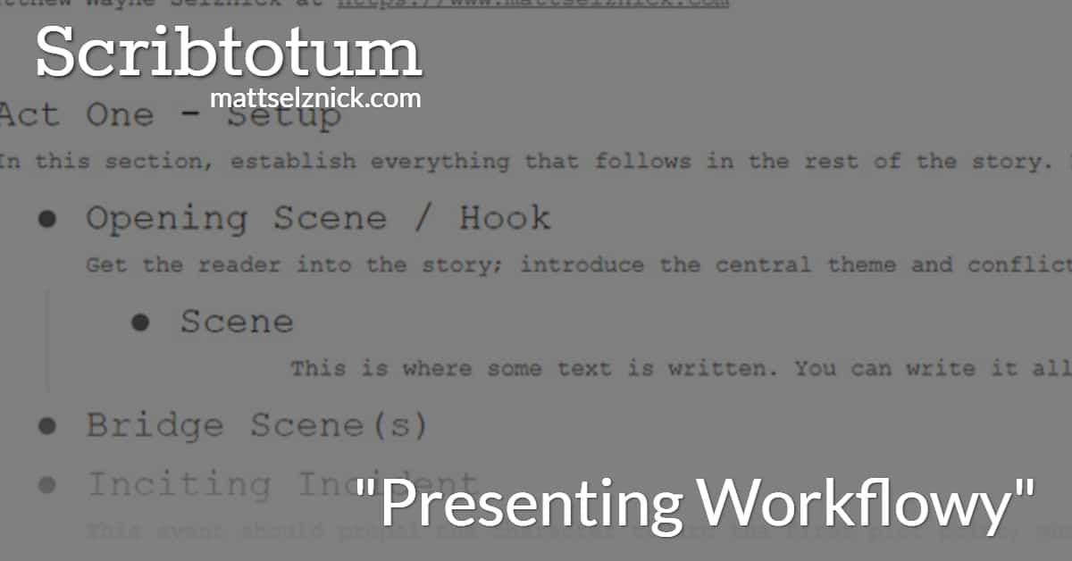 WorkFlowy Is A Free Cross-Platform Outliner For Organizing Ideas
